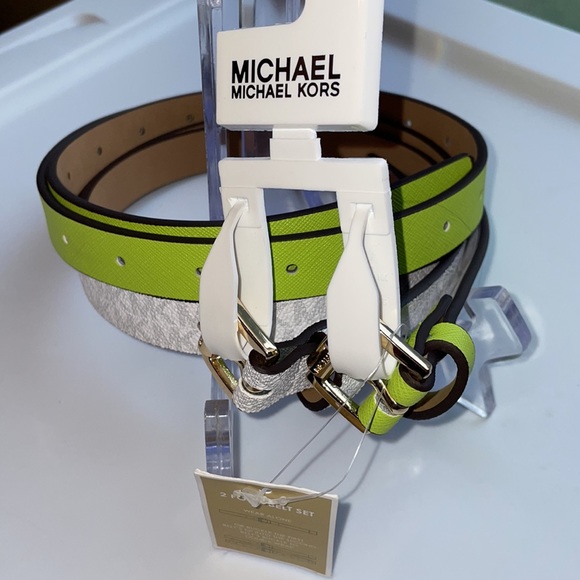Michael Kors | Accessories | Michael Kors 2 For Belt Set Nwt | Poshmark